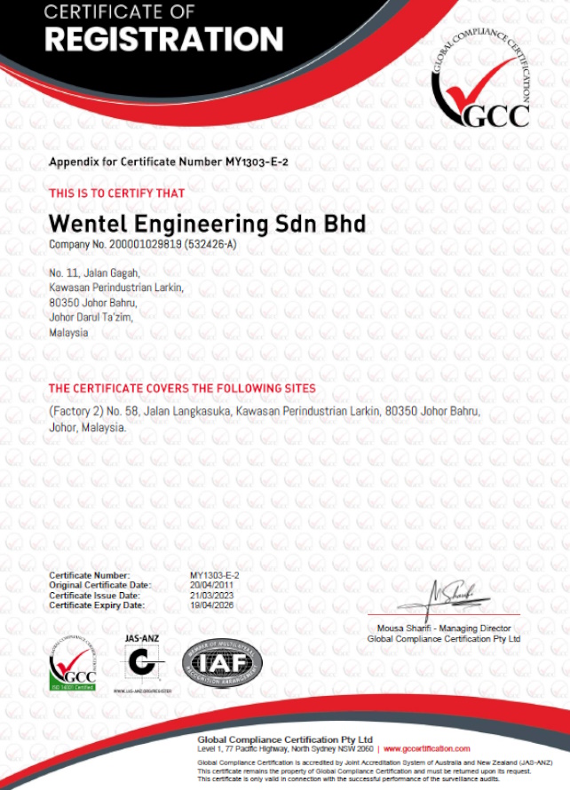 Wentel - Customize Metal Fabrication Johor Bahru (JB), Malaysia ...