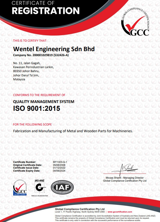 Wentel - Customize Metal Fabrication Johor Bahru (JB), Malaysia ...